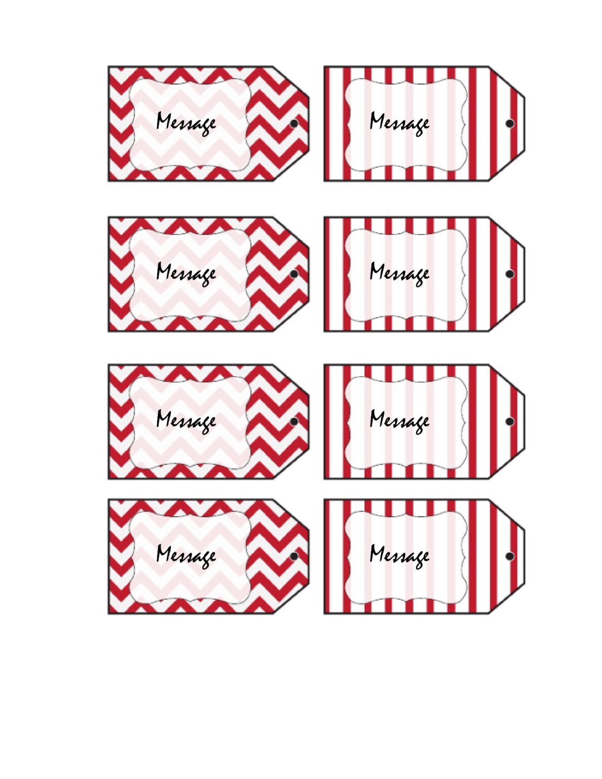 Printable Gift Tag Template: Perfect for Adding a Personal Touch to ...