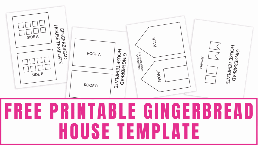 Gingerbread House Template Printable PDF - template.informacion-diaria.com