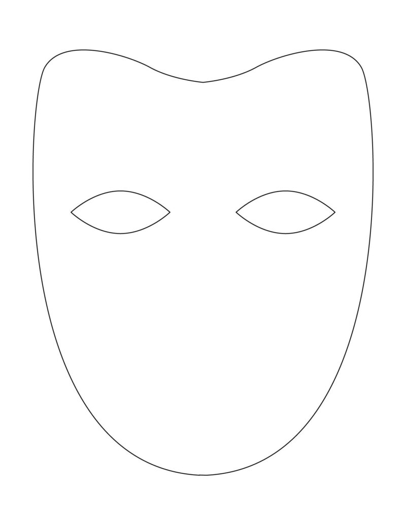 Printable Mask Template: Create Your Own Unique Masks - template ...