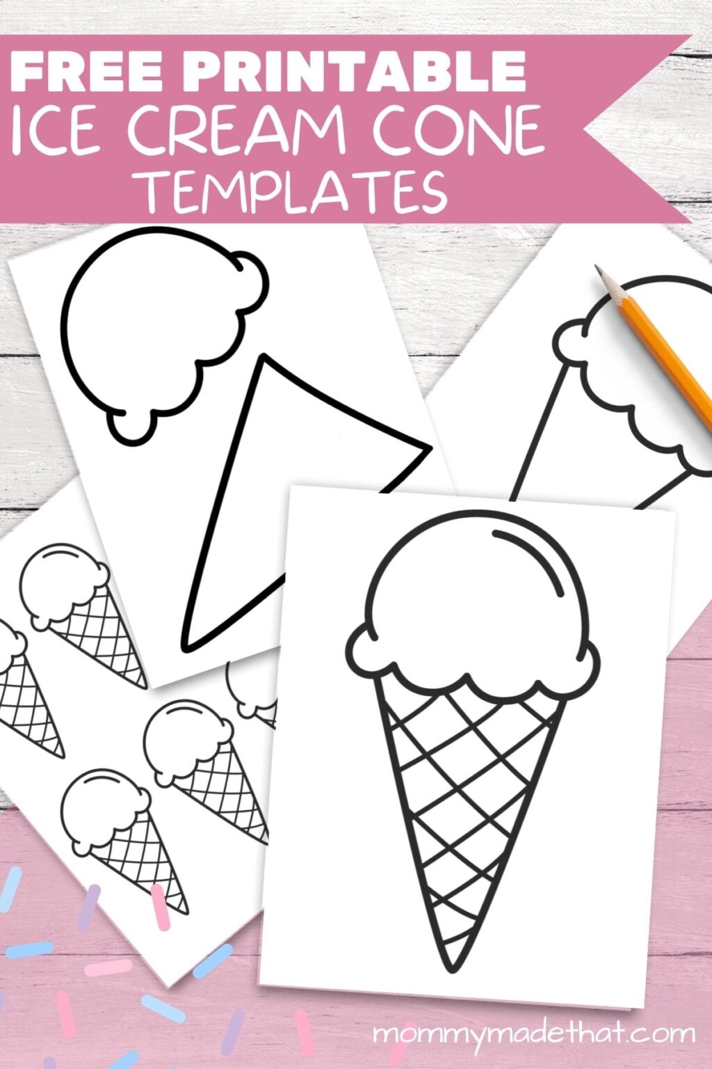Printable Ice Cream Template: Create Delicious Designs with Ease ...